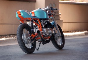 UPDATE: An Exquisite Reader CB550 Gulf Racing Tthemed Cafe Racer ...