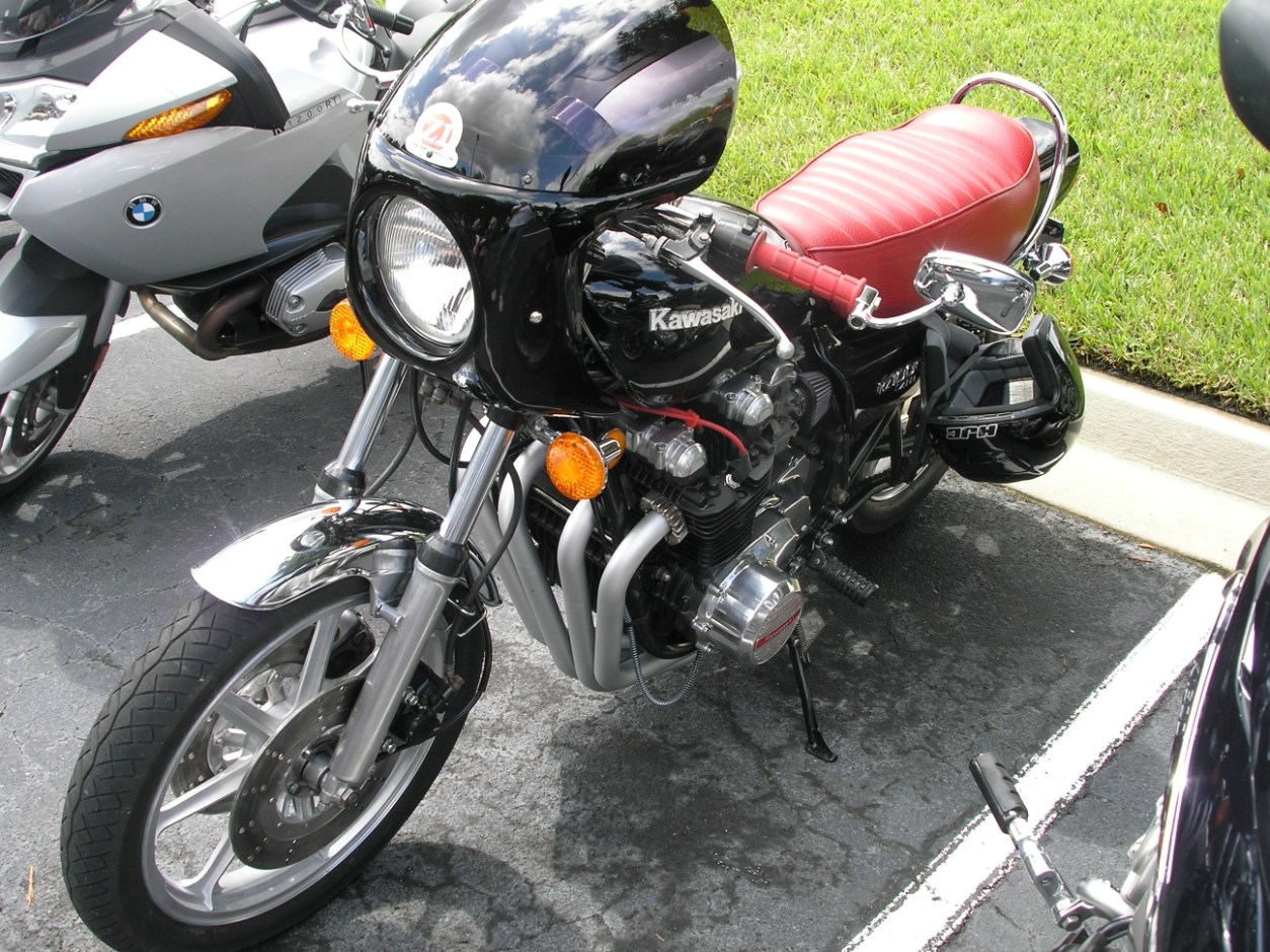 KZ1000 Riding Into History… the parking lot. | Motorcycle Photo Of The Day