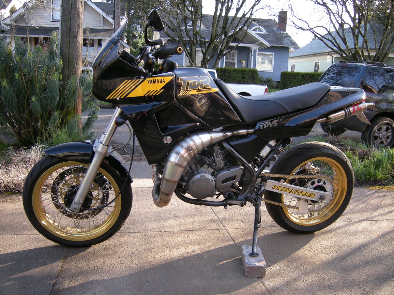 A spectacular Yamaha TDR. Motard before it even existed. | Motorcycle ...