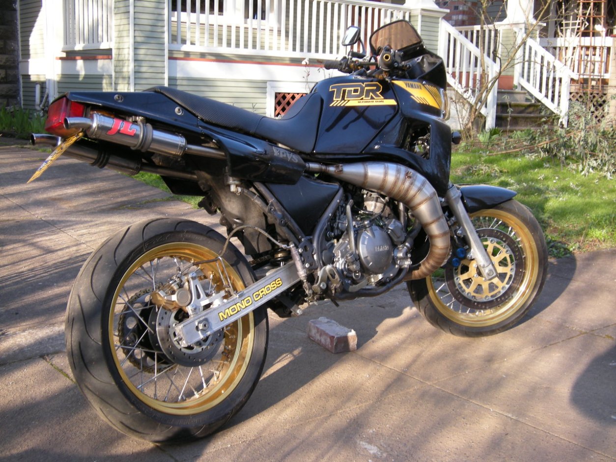 A spectacular Yamaha TDR. Motard before it even existed. | Motorcycle ...