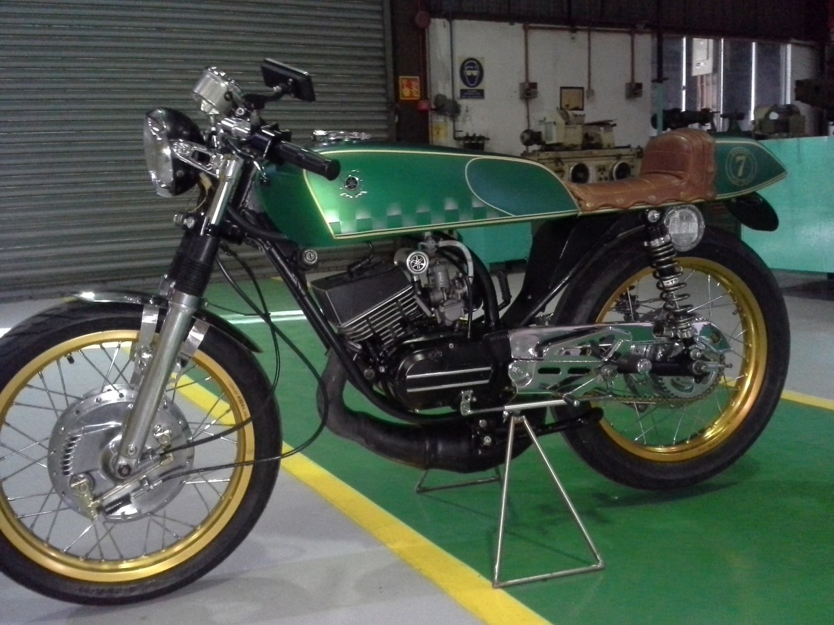An excellent RX-K 135cc Yamaha Cafe from Malaysia. | Motorcycle Photo ...