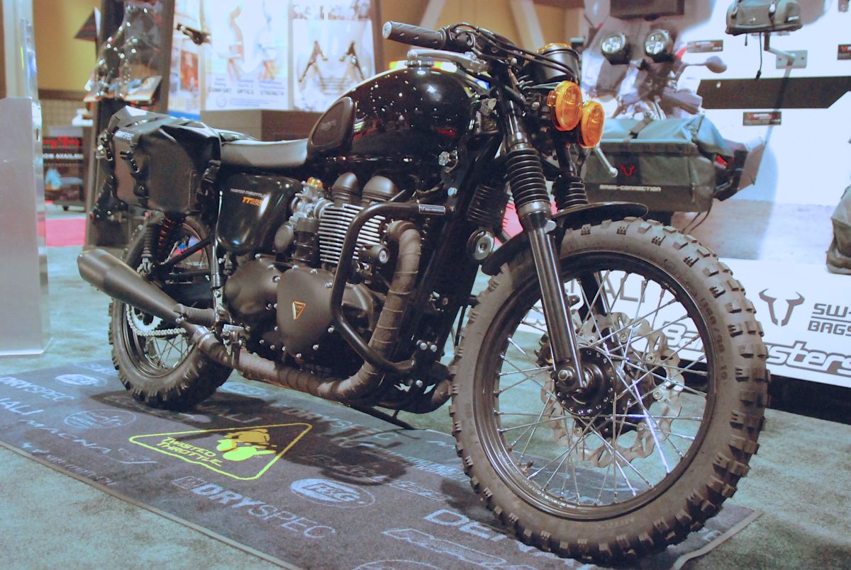 Triumph T100 Scrambler Tourer | Motorcycle Photo Of The Day